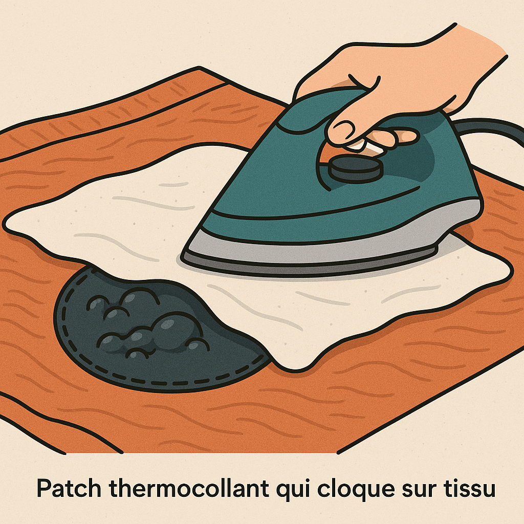 Patch thermocollant qui cloque : causes et solutions 👕 - DIPATCH